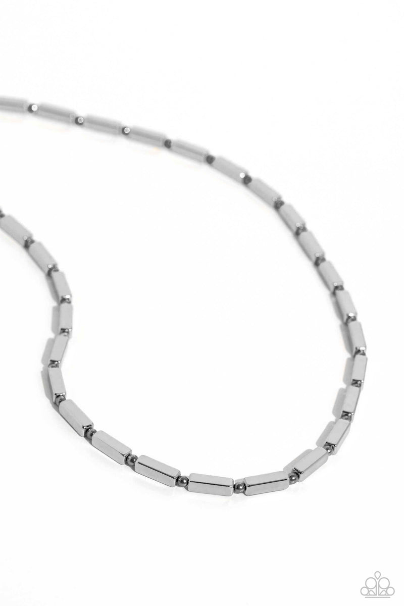 Paparazzi Accessories: Factory Fuel - Silver Urban Necklace – Jewels N ...