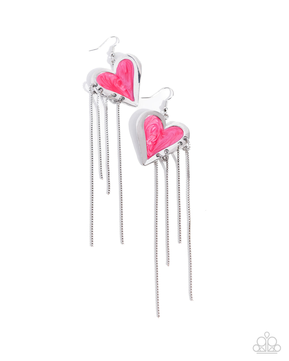 Paparazzi Accessories: Sweetheart Specialty - Pink Earrings – Jewels N ...