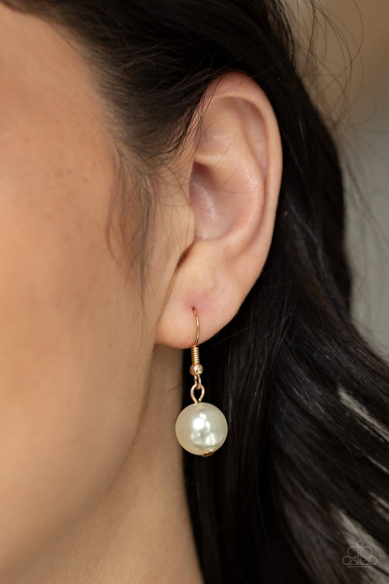 Paparazzi Accessories: Soon To Be Mrs. - Gold Pearl Necklace – Jewels N ...