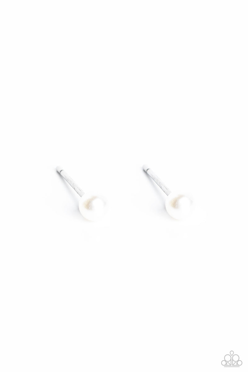 Paparazzi Accessories: Dainty Details - White Pearl Earrings – Jewels N ...